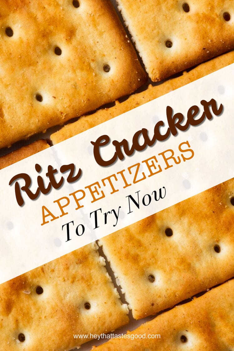 13 Easy Ritz Cracker Appetizers